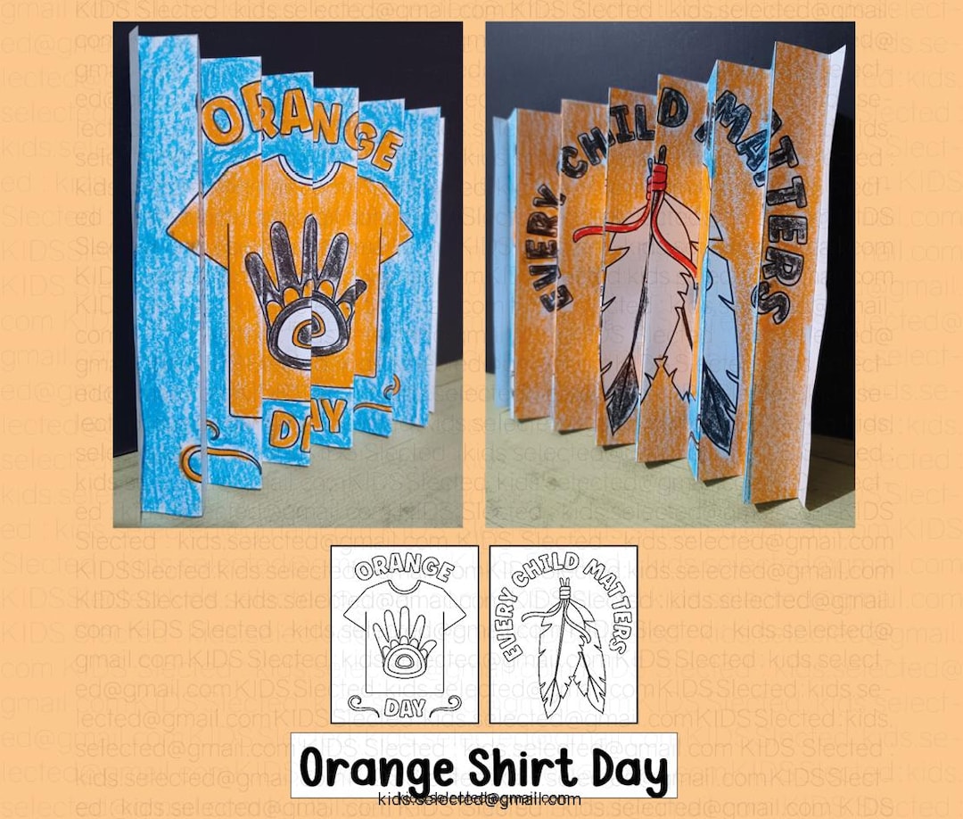 Orange Shirt Day Craft Every Child Matters Bulletin Board Agamograph ...