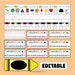 Editable Name Plates for Kids Rainbow Crayon Printable Student Desk ...