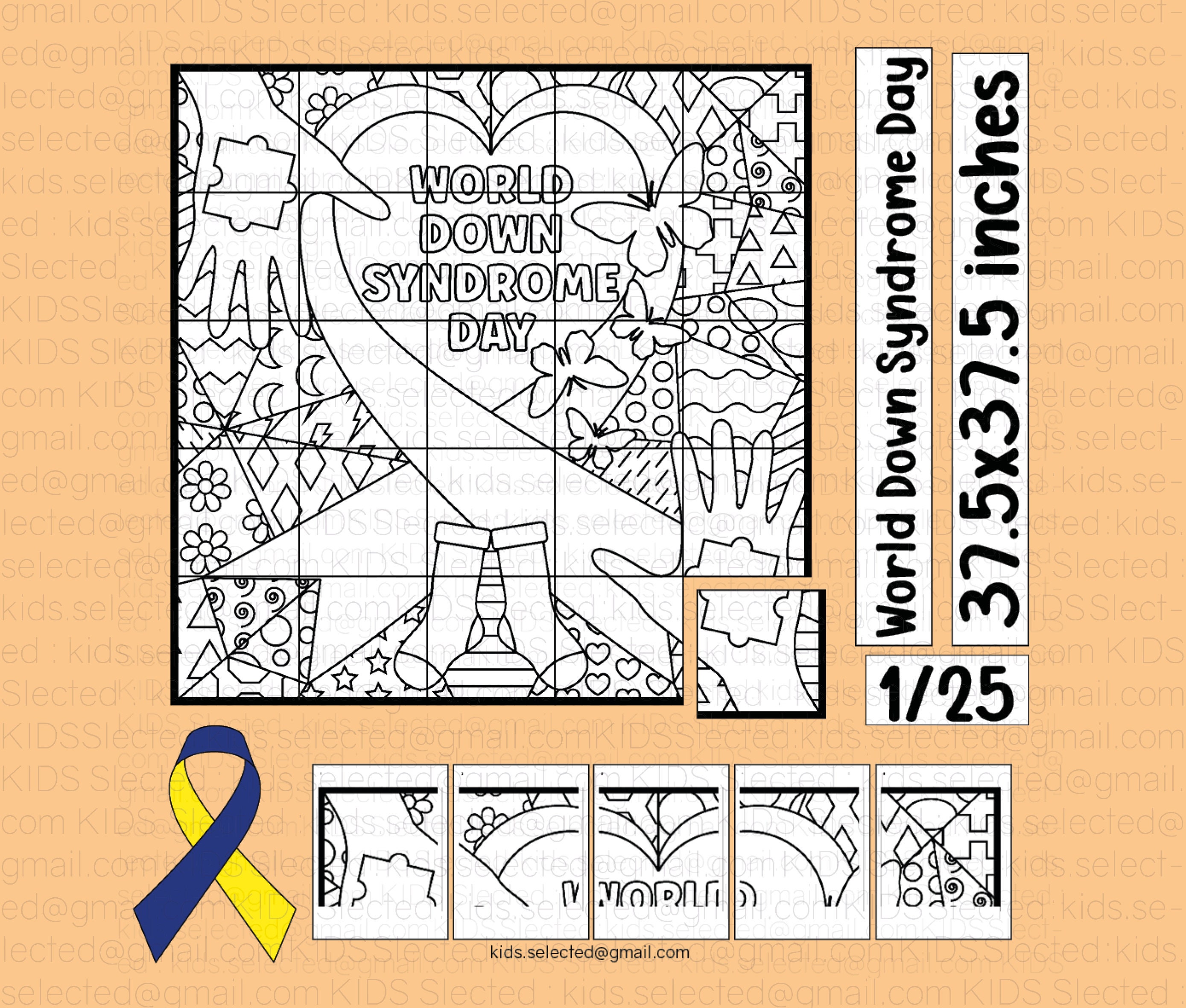 World Down Syndrome Day Bulletin Board Sock Coloring Pages Activities ...