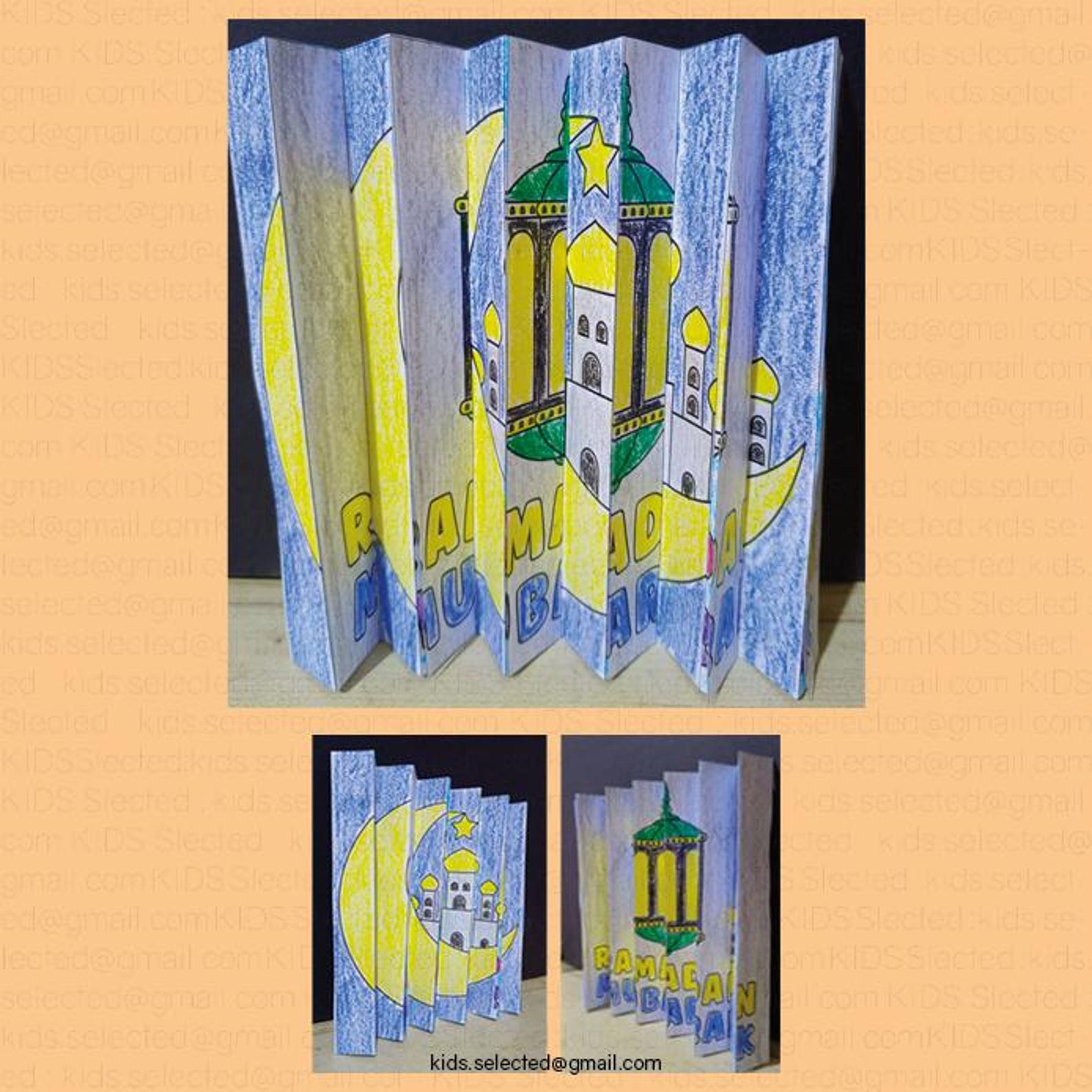 Ramadan Craft Agamograph Activities Bulletin Board Idea for 3D Project ...