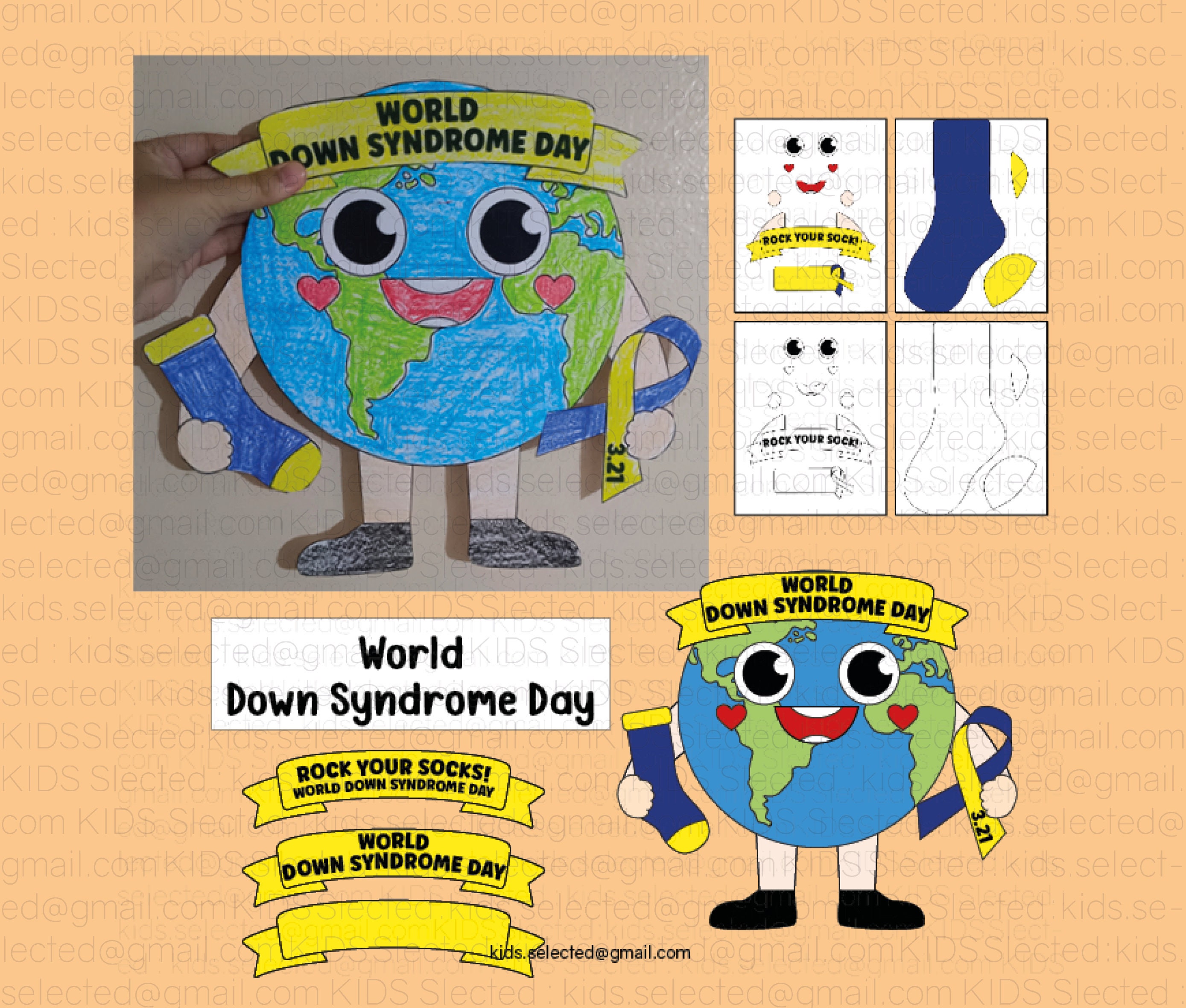 Down Syndrome Awareness Bulletin Board Writing Coloring Page Activities ...