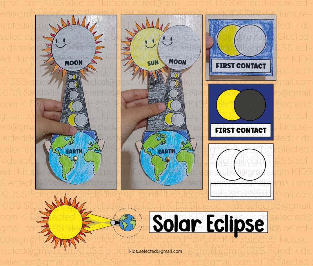 Solar Eclipse Craft Astronomy Activities Science Learning Art Project ...