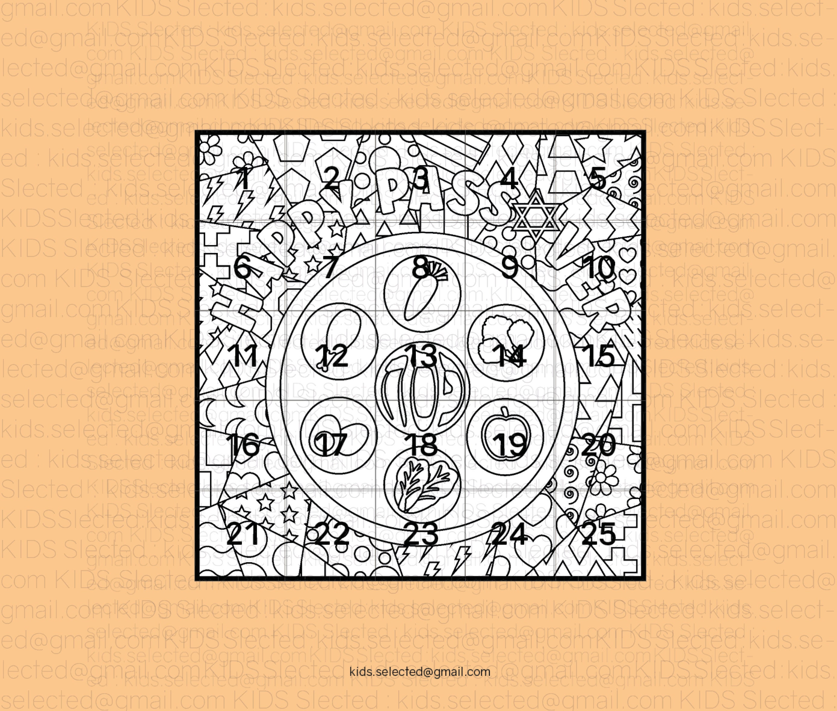 Passover Bulletin Board Coloring Pages Seder Plate Activities Pop Art ...