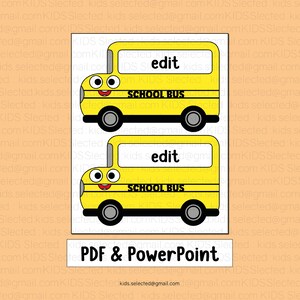 Editable Name Tags for Kids Printable Student Desk Name Plate Label ...