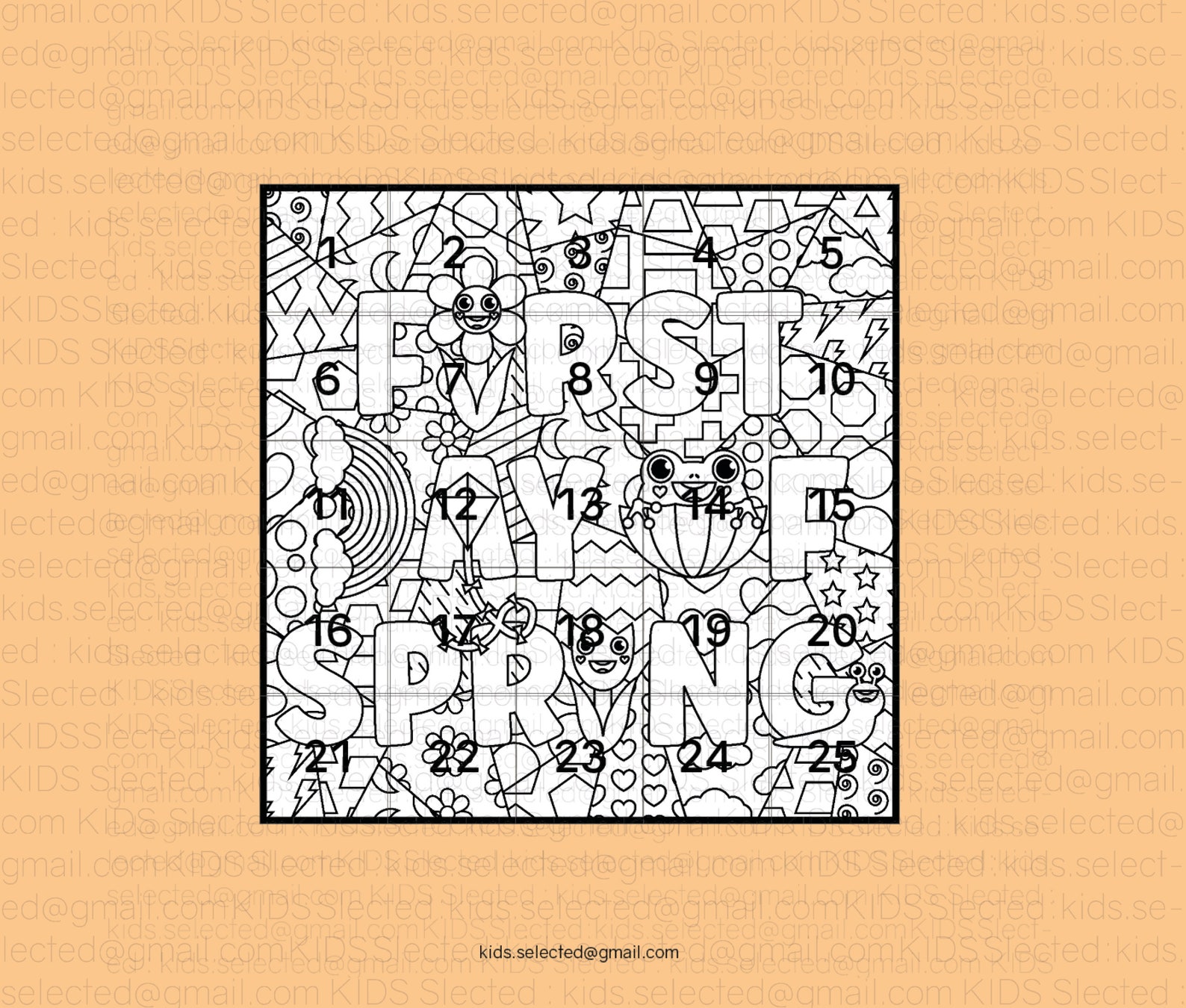 First Day of Spring Bulletin Board Flower Coloring Pages Activities ...