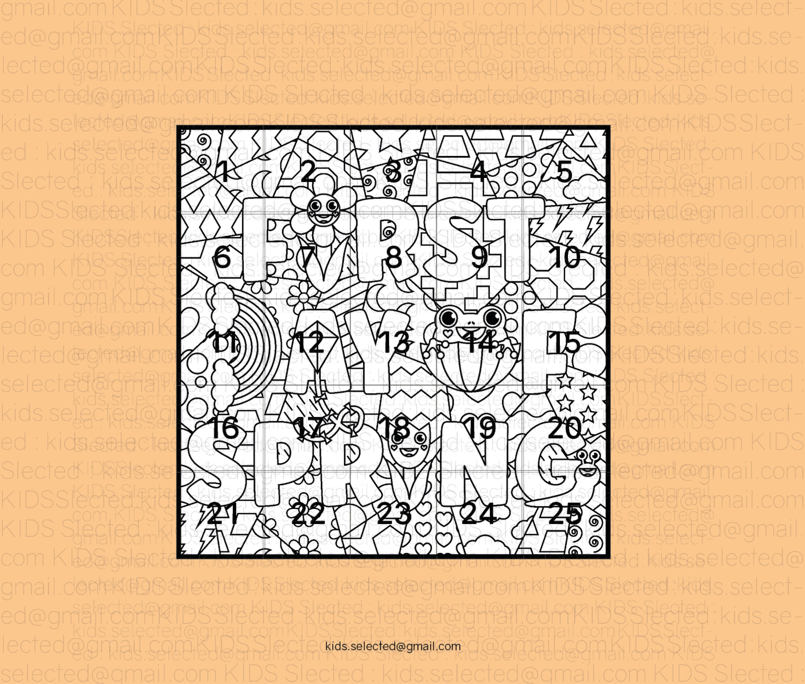 First Day of Spring Bulletin Board Flower Coloring Pages Activities ...