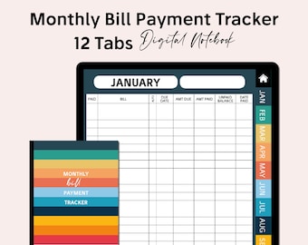 Digital Finance Planner Undated Digital Budget Planner iPad - Etsy
