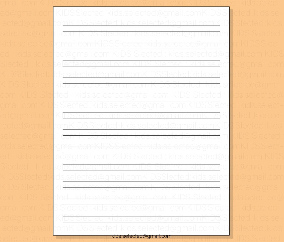 Handwriting Without Tears Paper Printable Instant Download Digital ...