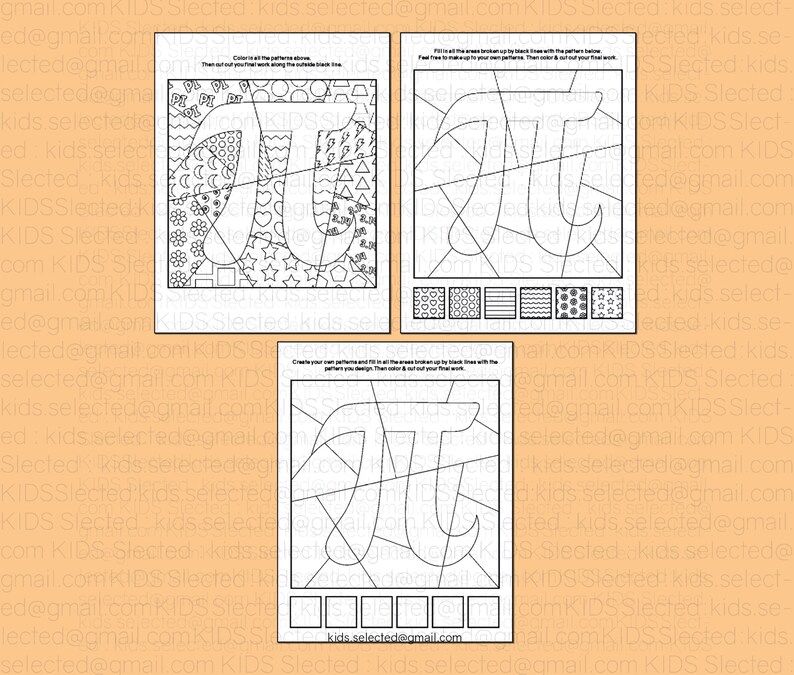 Pi Day Coloring Pages Math Activities Pop Art Albert Einstein Bulletin ...