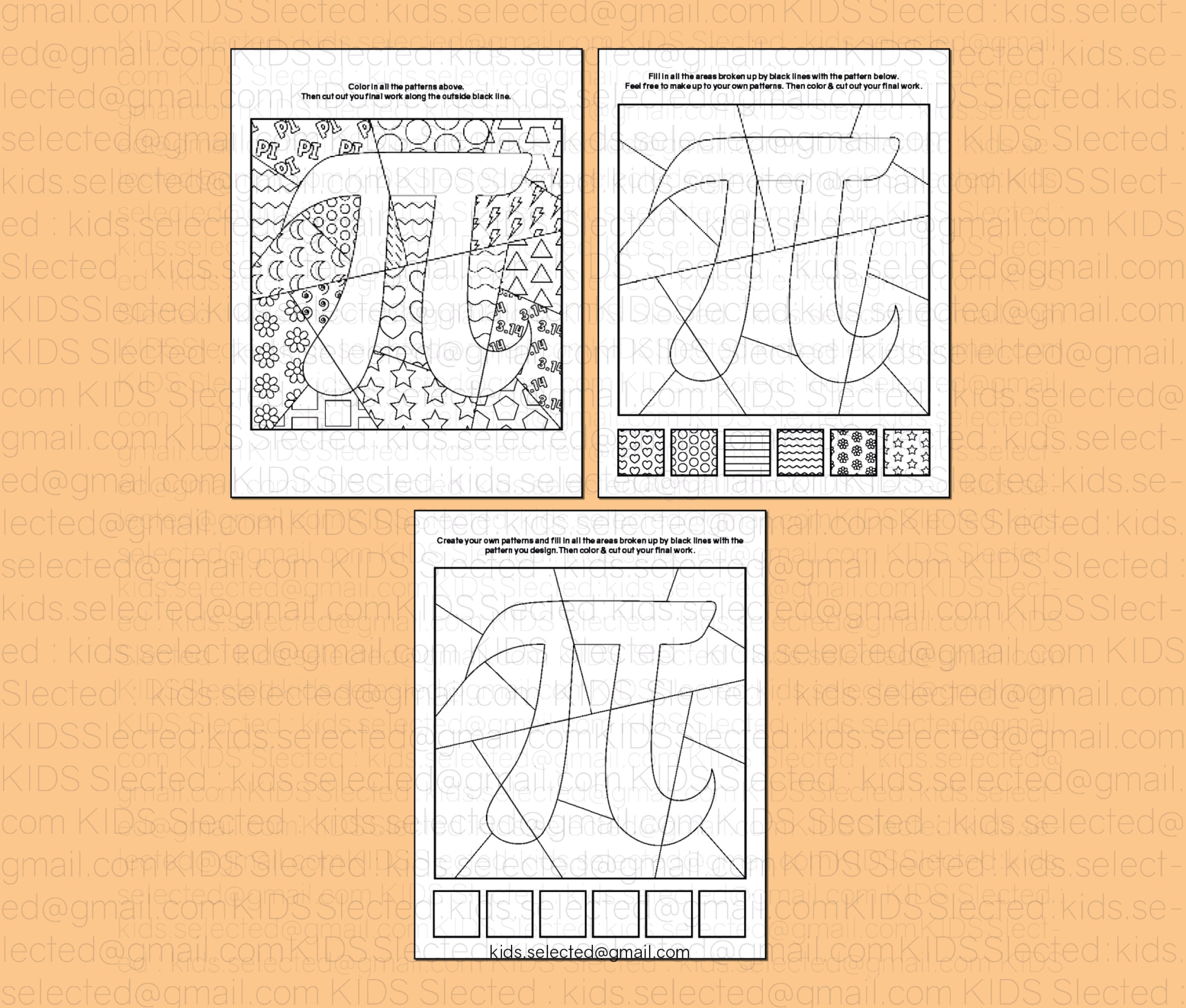 Pi Day Coloring Pages Math Activities Pop Art Albert Einstein Bulletin ...
