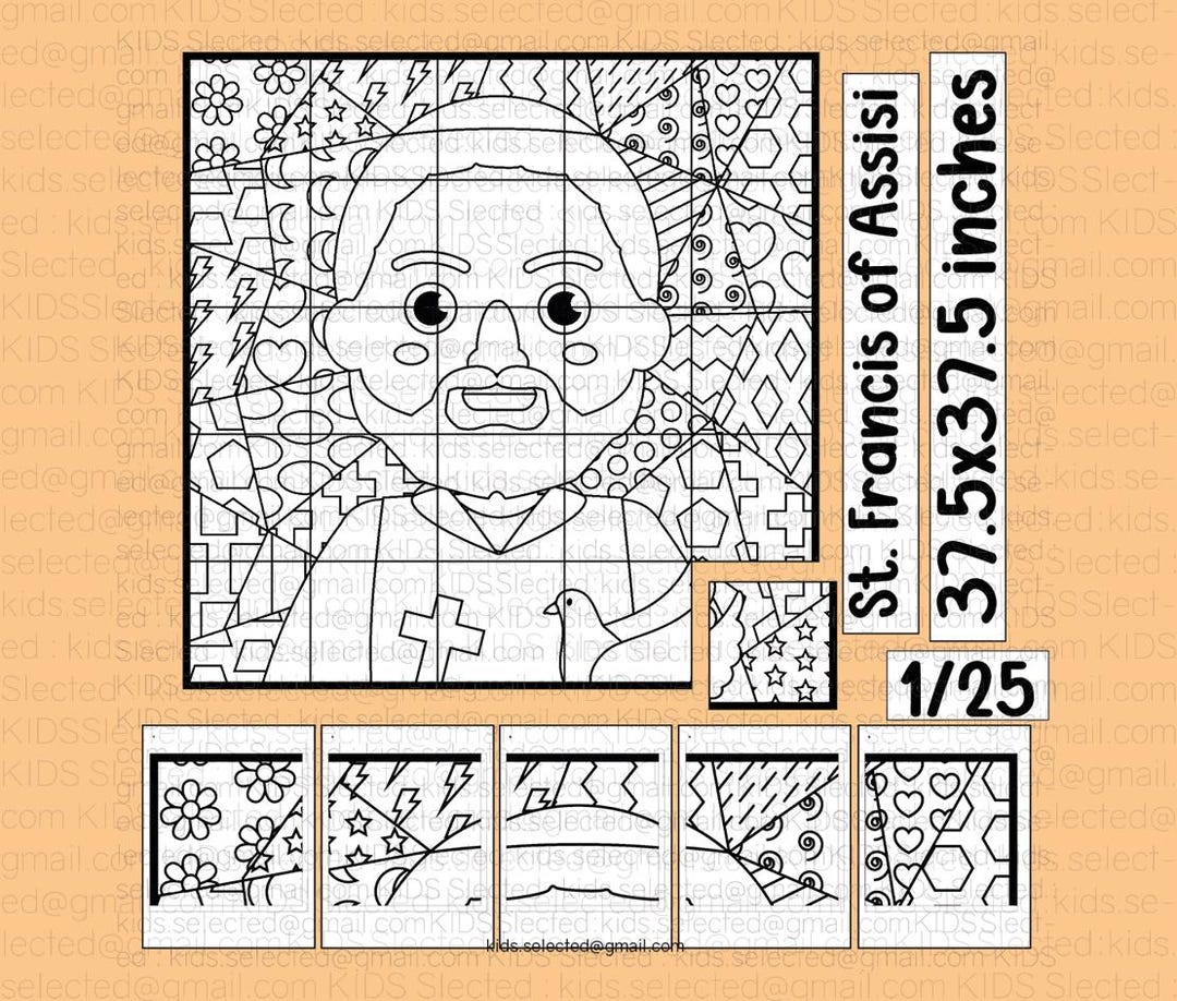 St Francis of Assisi Activities Catholic Saint Coloring Pages Religion ...