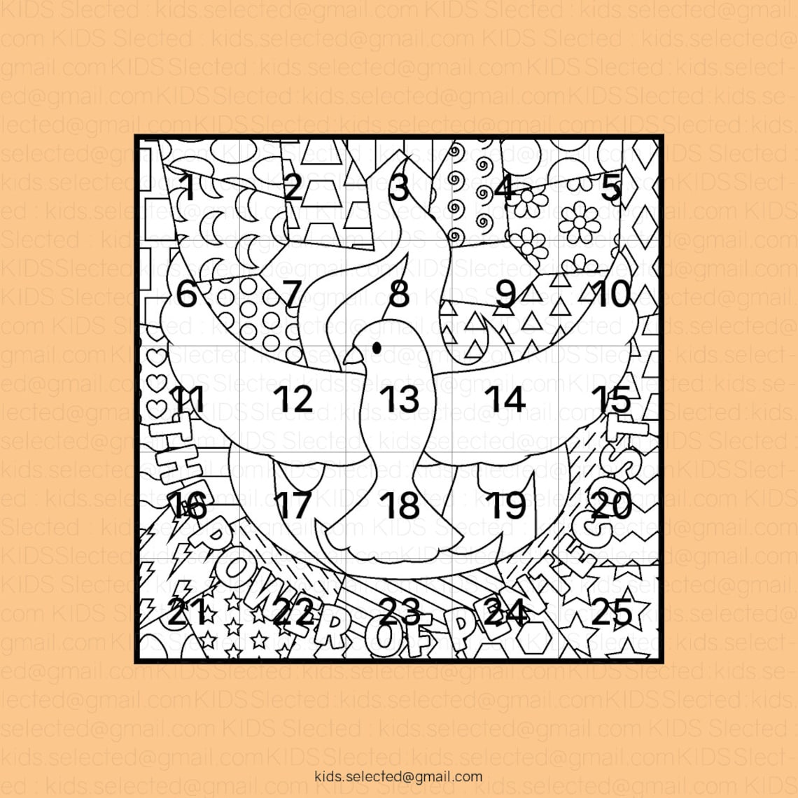 Pentecost Bulletin Board Holy Spirit Coloring Page Activities Pop Art ...