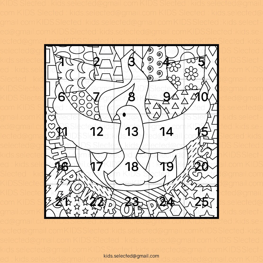 Pentecost Bulletin Board Holy Spirit Coloring Page Activities Pop Art ...