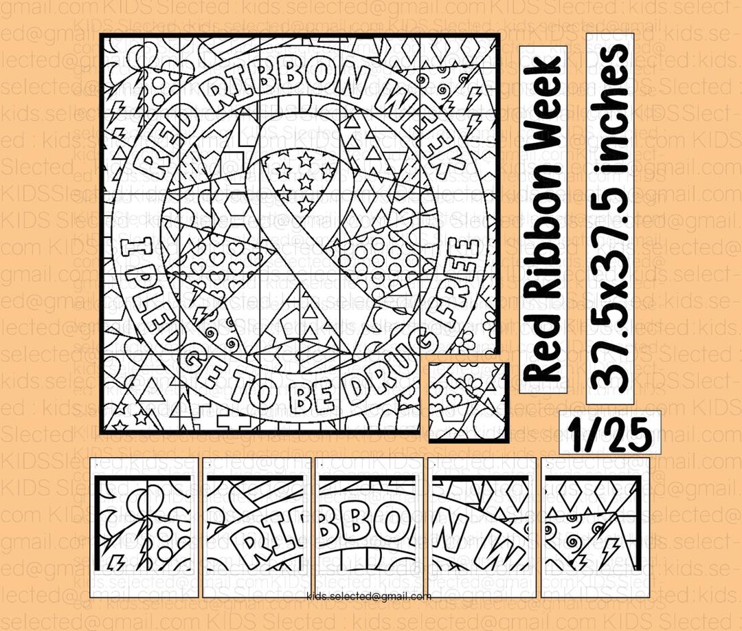 Red Ribbon Week Bulletin Board I Pledge to Be Drug Free Activities ...