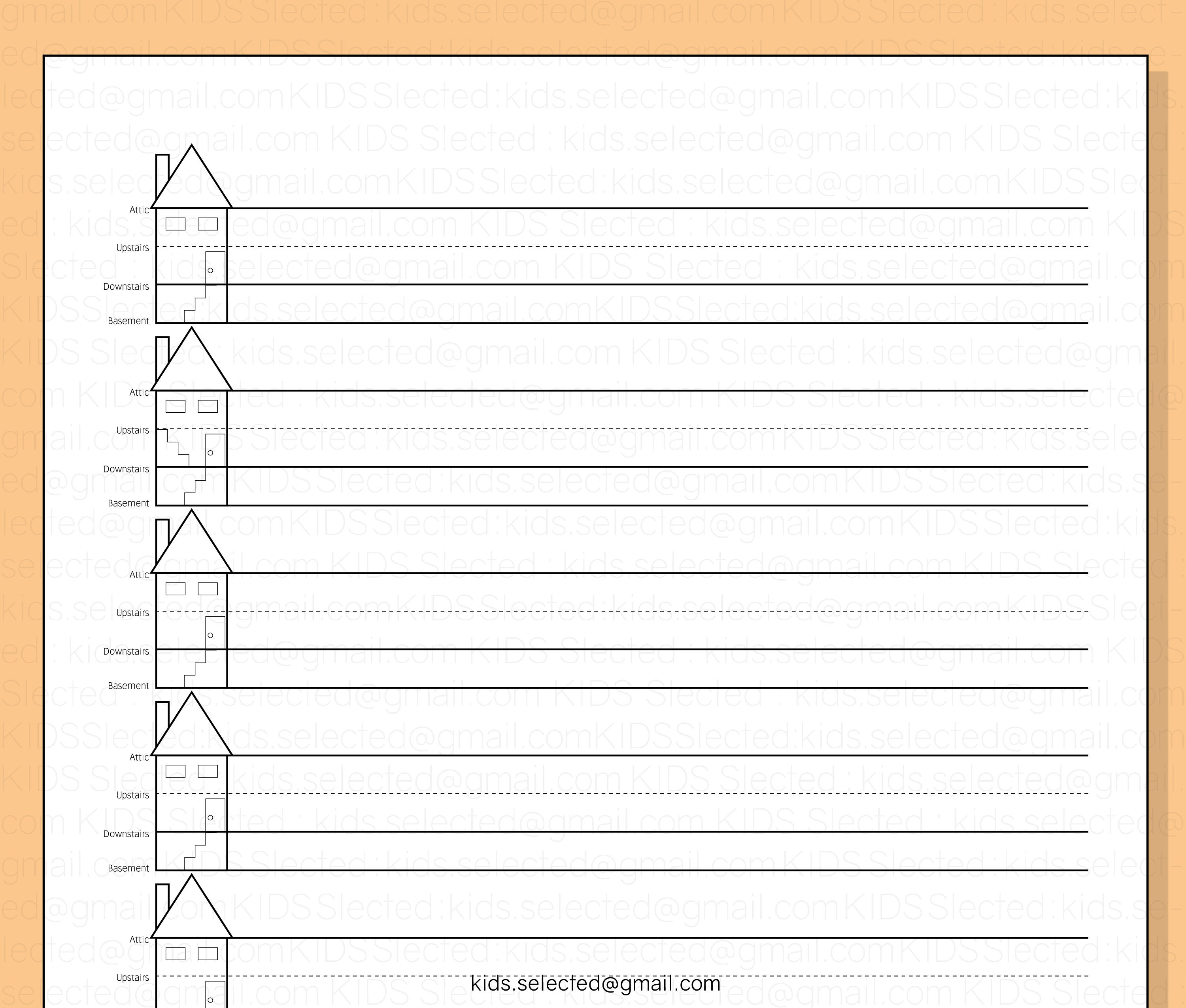 Writing Paper for Kindergarten Printable Pdf Digital Instant Download ...