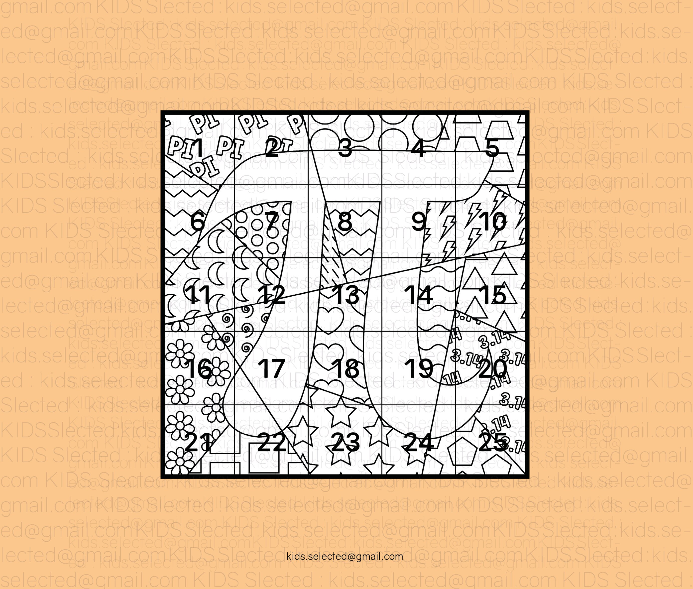 Pi Day Bulletin Board Math Coloring Pages Activities Door Pop Art ...