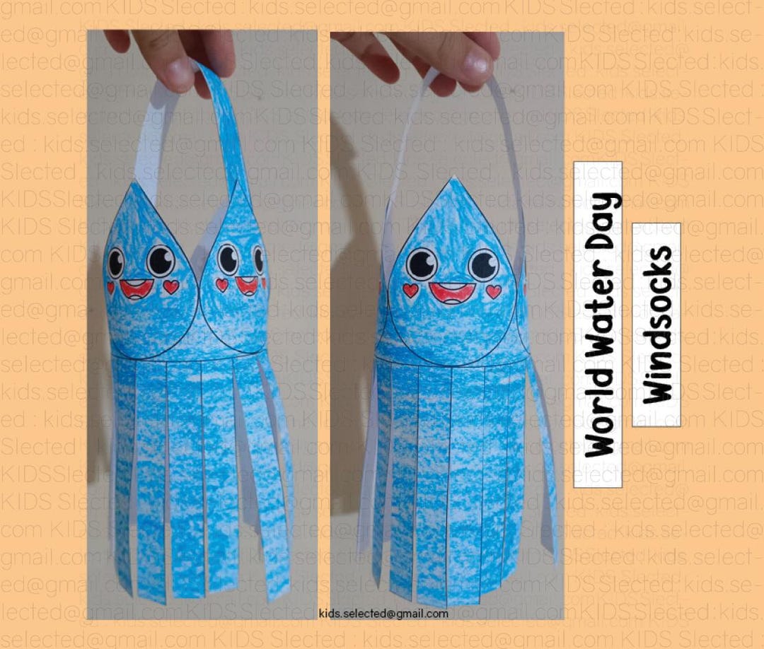 World Water Day Craft Windsock Template Art Activities Printable for ...