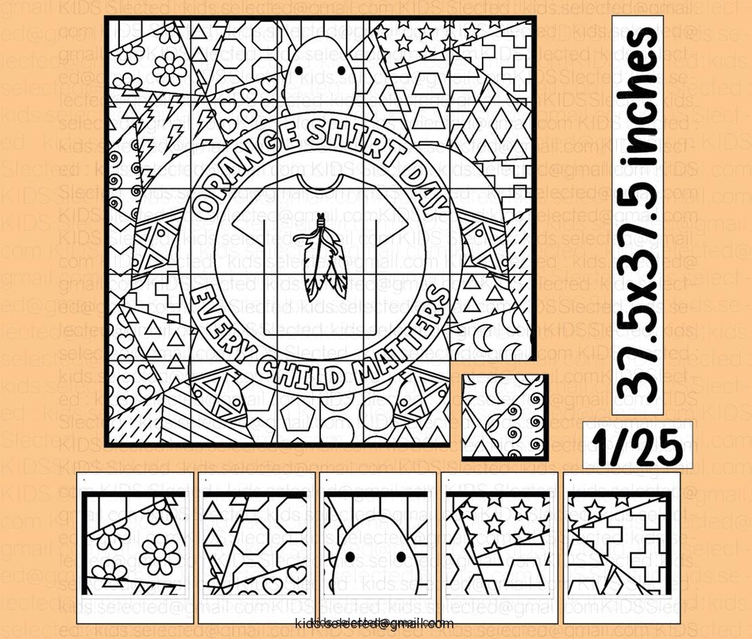 Orange Shirt Day Coloring Pages Every Child Matters Activities Bulletin ...