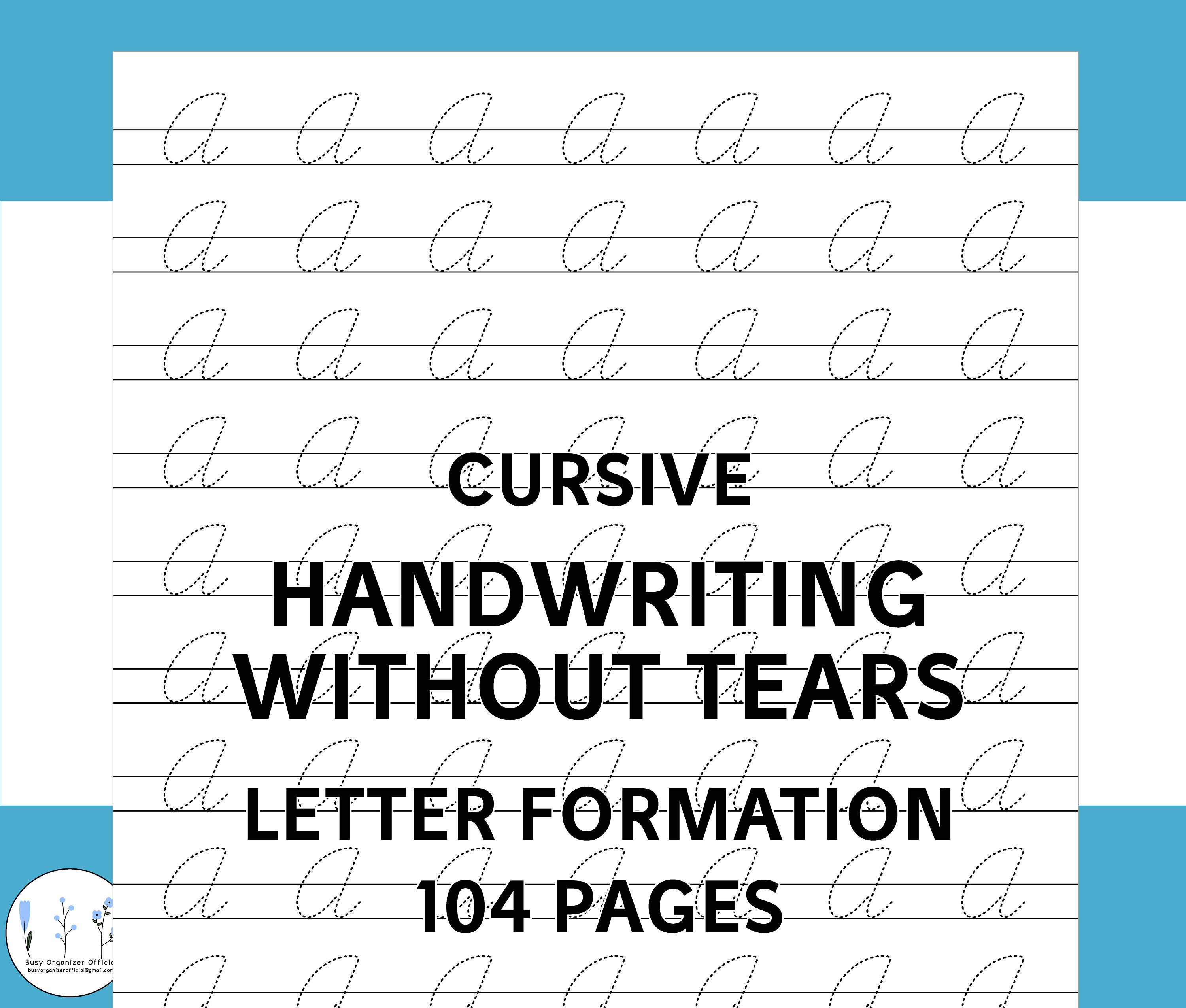 Cursive Handwriting Without Tears Letter Formation A Z Etsy Cursive Handwriting Without Tears Letter Formation A Z Etsy