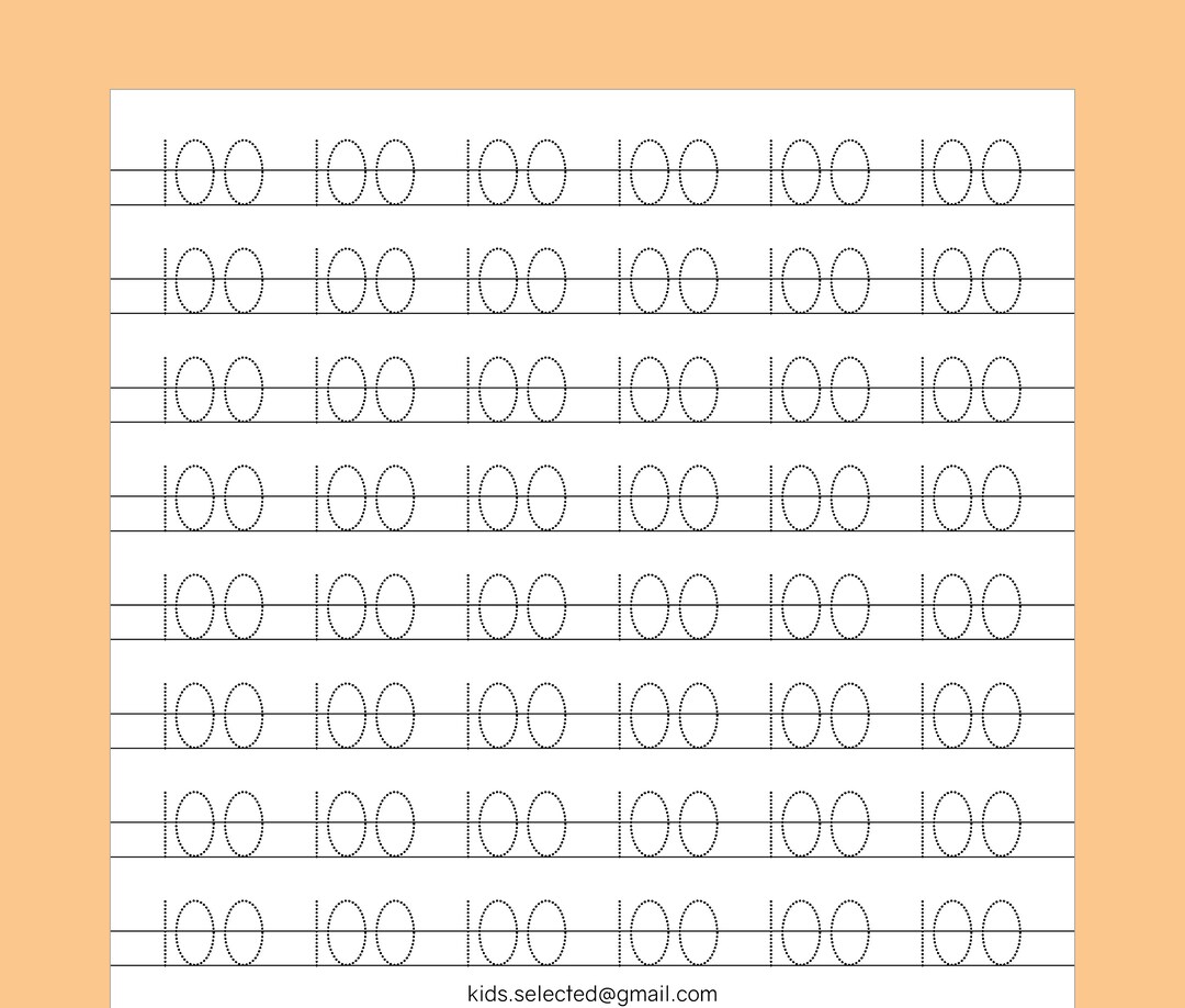 Handwriting Without Tears Numbers 0-100 Printable Worksheets Tracing ...