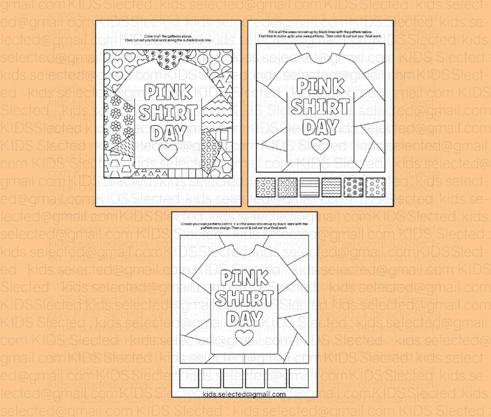 Anti Bullying Coloring Pages Pink Shirt Day Activities Stop Bullying ...