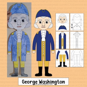 Presidents Day Craft Bulletin Board George Washington Activities ...