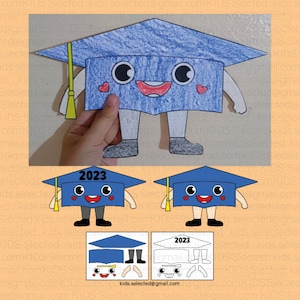 Graduation Crafts End of the Year Bulletin Board Coloring Pages Hat ...