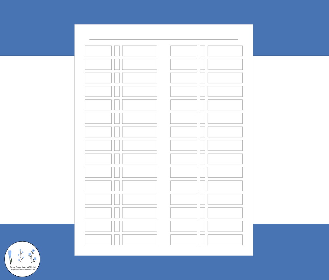 Colour Chart Template Printable Watercolor Palette Color Wheel Tracker ...