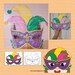 Mardi Gras Mask Craft Coloring Pages Activities for Kids Kindergarten ...