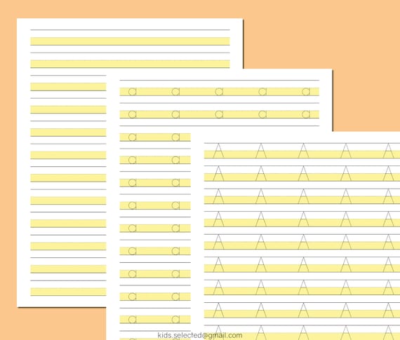 Highlighted Writing Paper