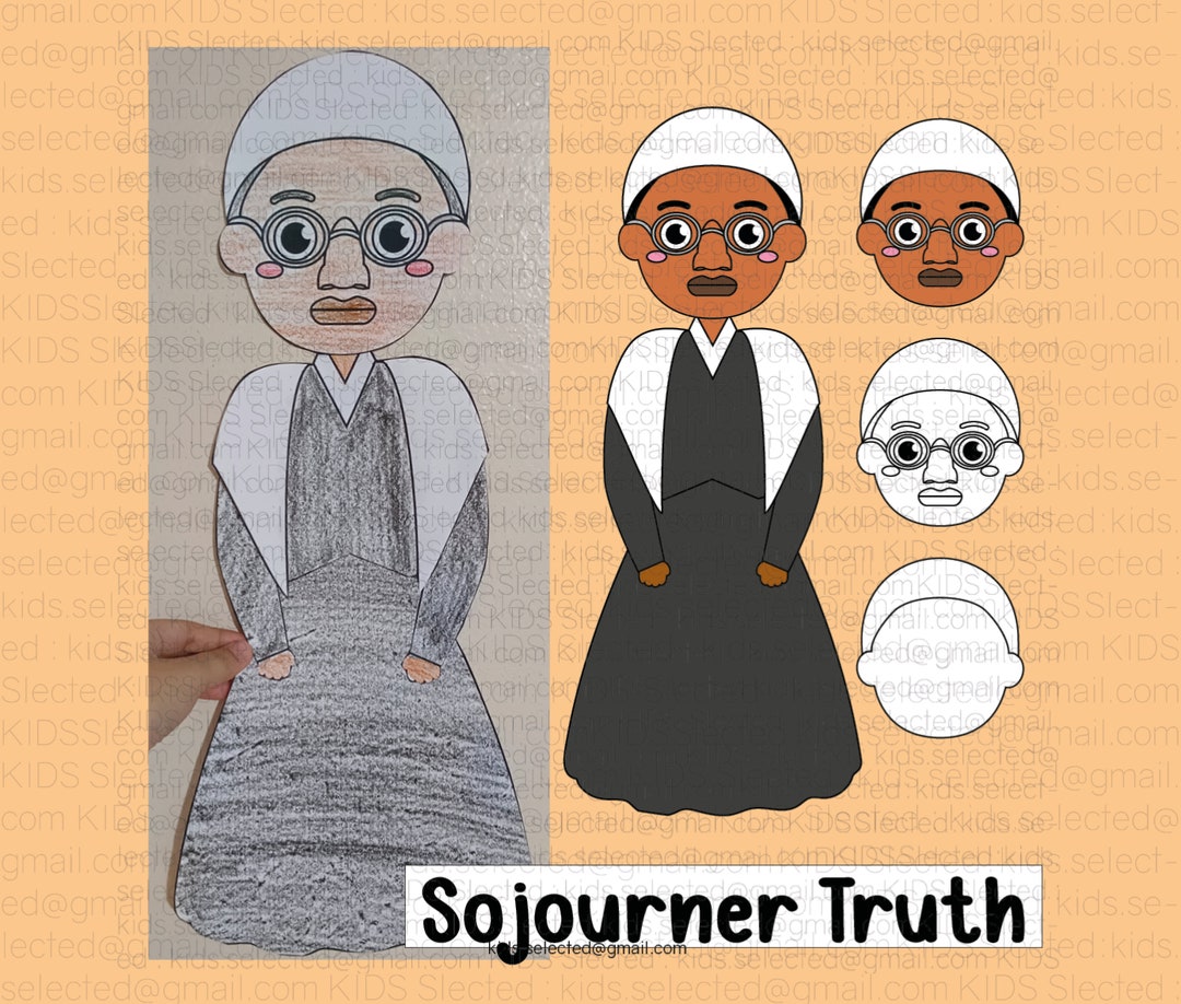Black History Month Bulletin Board Sojourner Truth Craft Women History ...