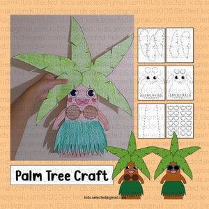 Palm Tree Craft Summer Bulletin Board Coloring Pages End of the Year ...