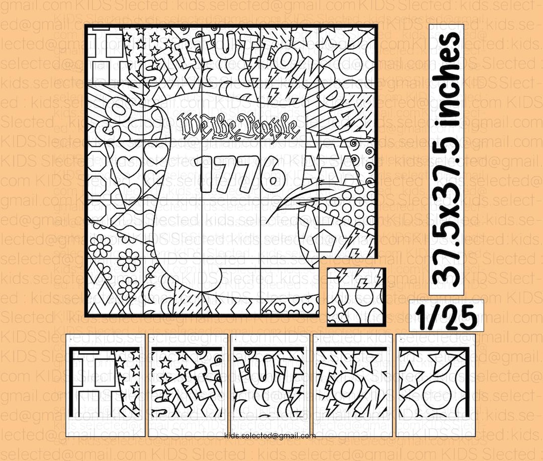 Constitution Day Bulletin Board We the People 1776 Coloring Pages ...