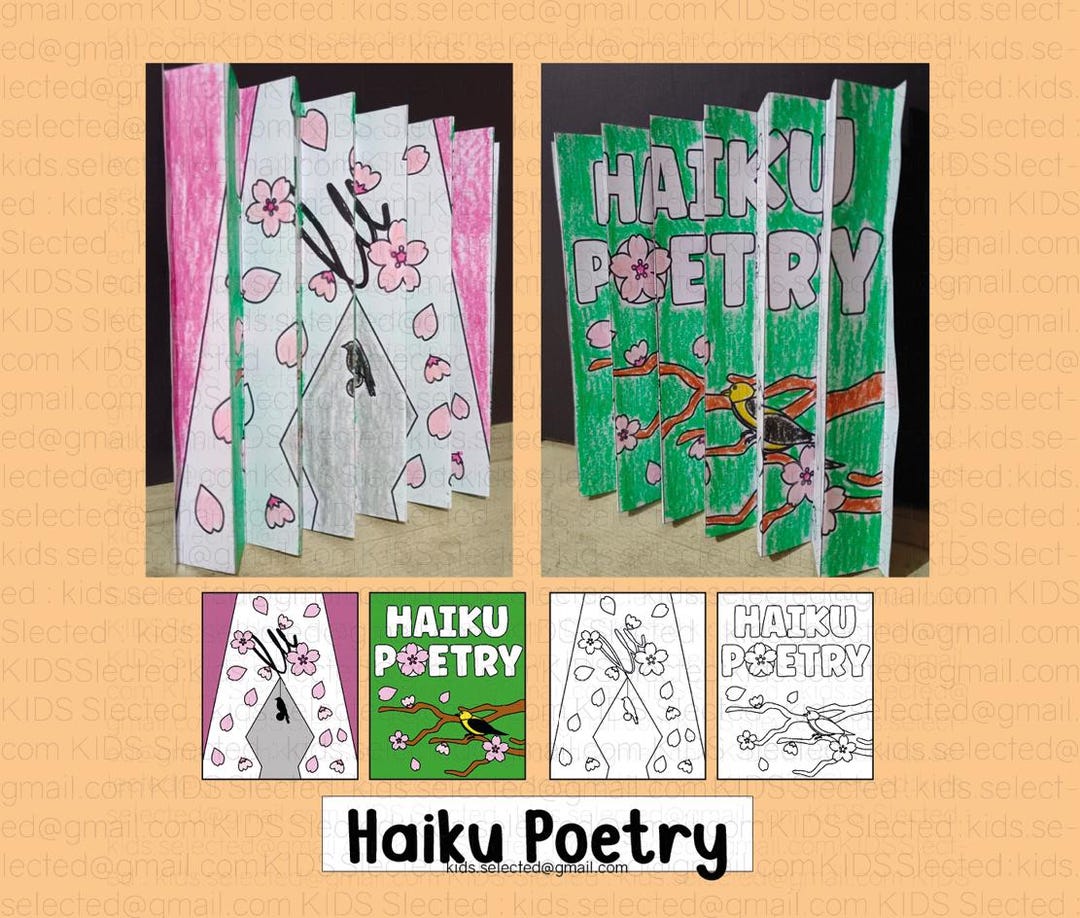 Haiku Poetry Activities Agamograph Art Japanese Poem Craft Bulletin ...