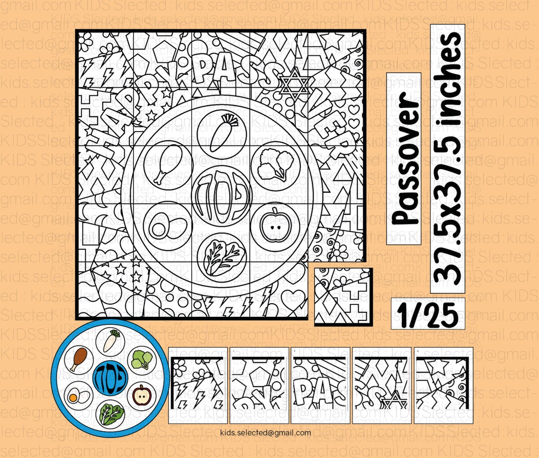 Passover Bulletin Board Coloring Pages Seder Plate Activities Pop Art ...