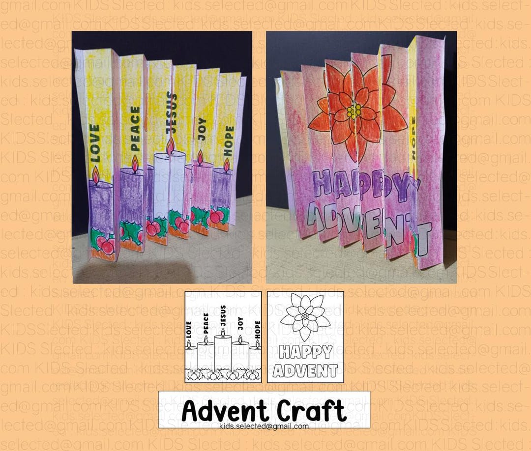 Advent Wreath Craft for Kids Catholic Agamograph Coloring Pages ...
