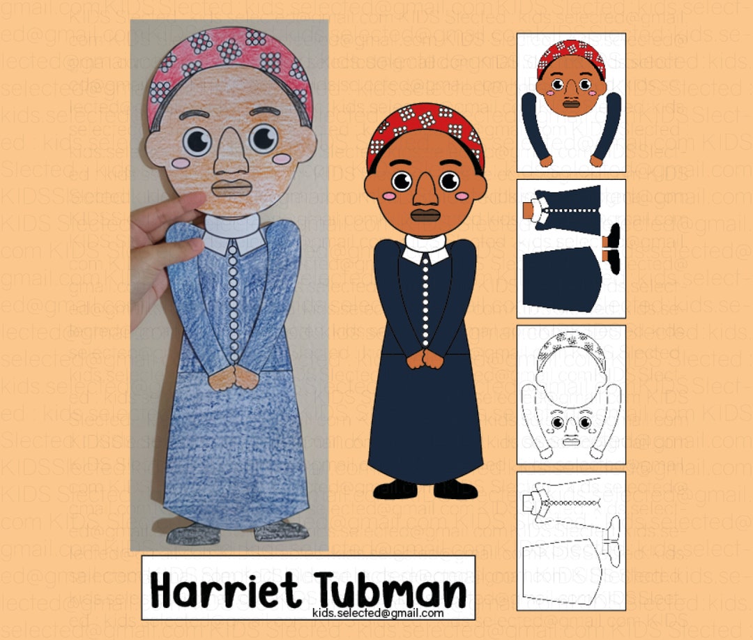 Womens History Month Bulletin Board Harriet Tubman Craft Black History ...