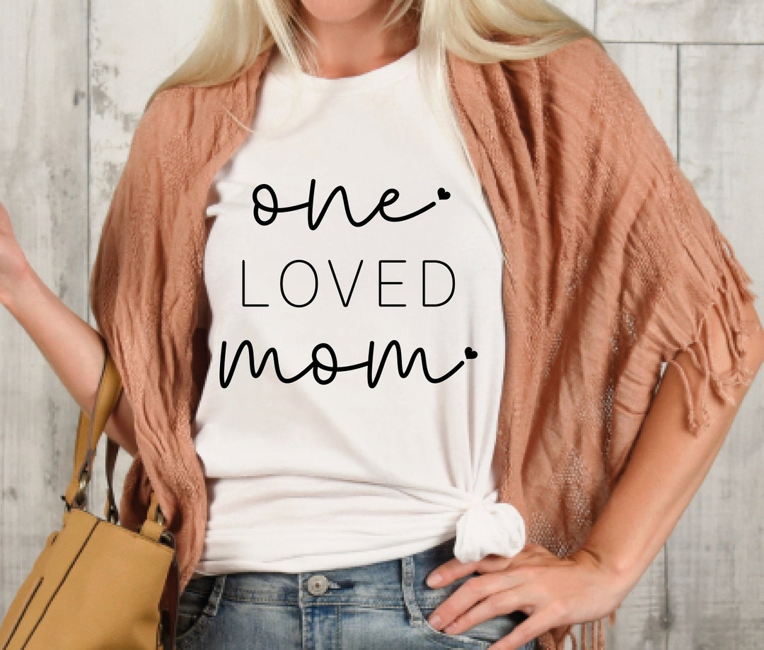 One Loved Mom SVG PNG Clipart Digital Instant Download - Etsy