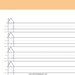 Handwriting Practice Paper for Kindergarten Instant Download Horizontal ...