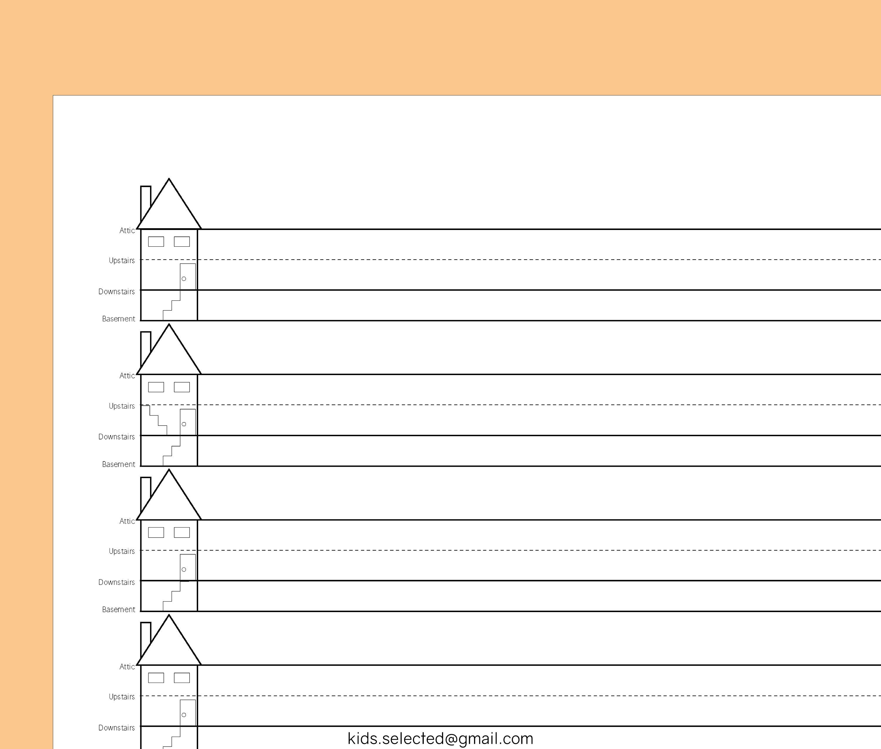 Handwriting Practice Paper for Kindergarten Instant Download Horizontal ...