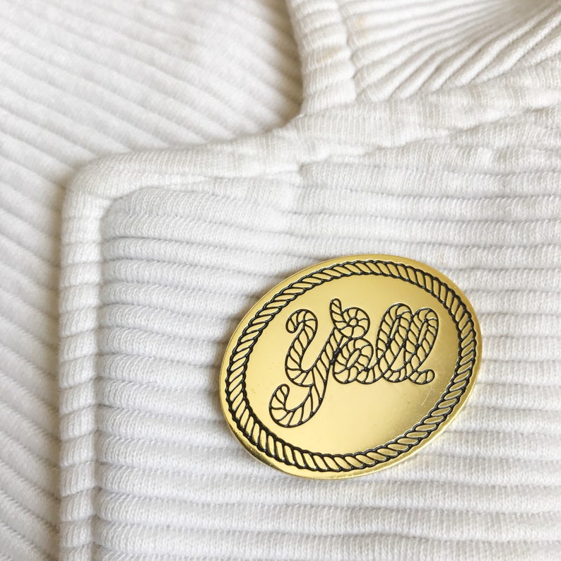 Y'all Rope Enamel Pin - Etsy