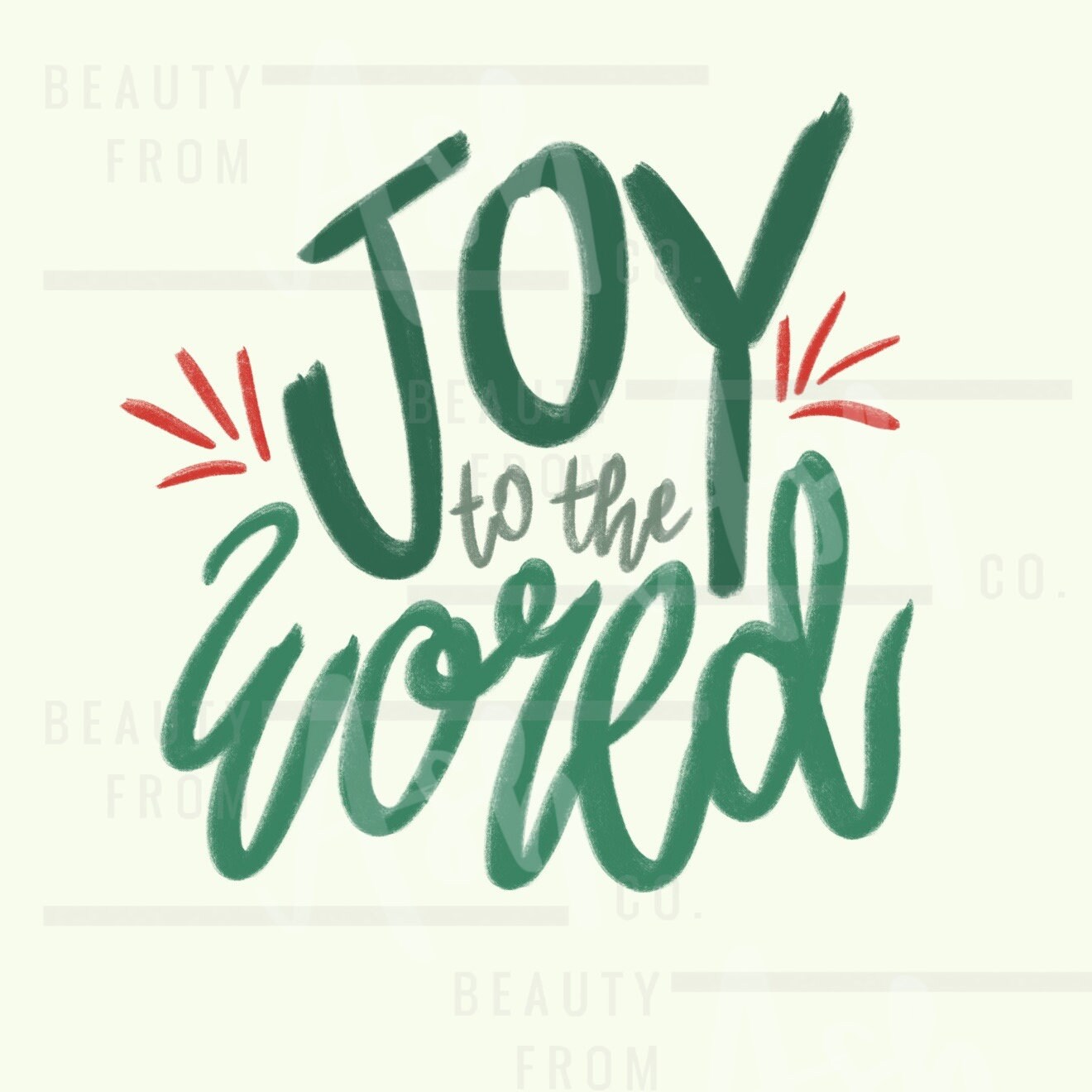 Joy to the World Digital Art Print - Etsy Ireland
