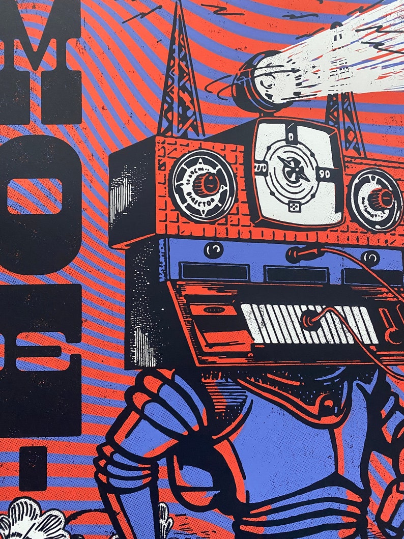 Moe - Original 2018 Concert Poster, Limited, Screen Printed, Black ...