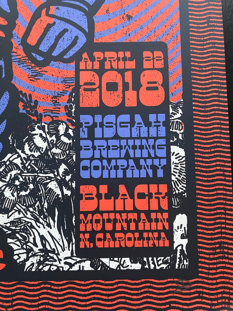 Moe - Original 2018 Concert Poster, Limited, Screen Printed, Black ...