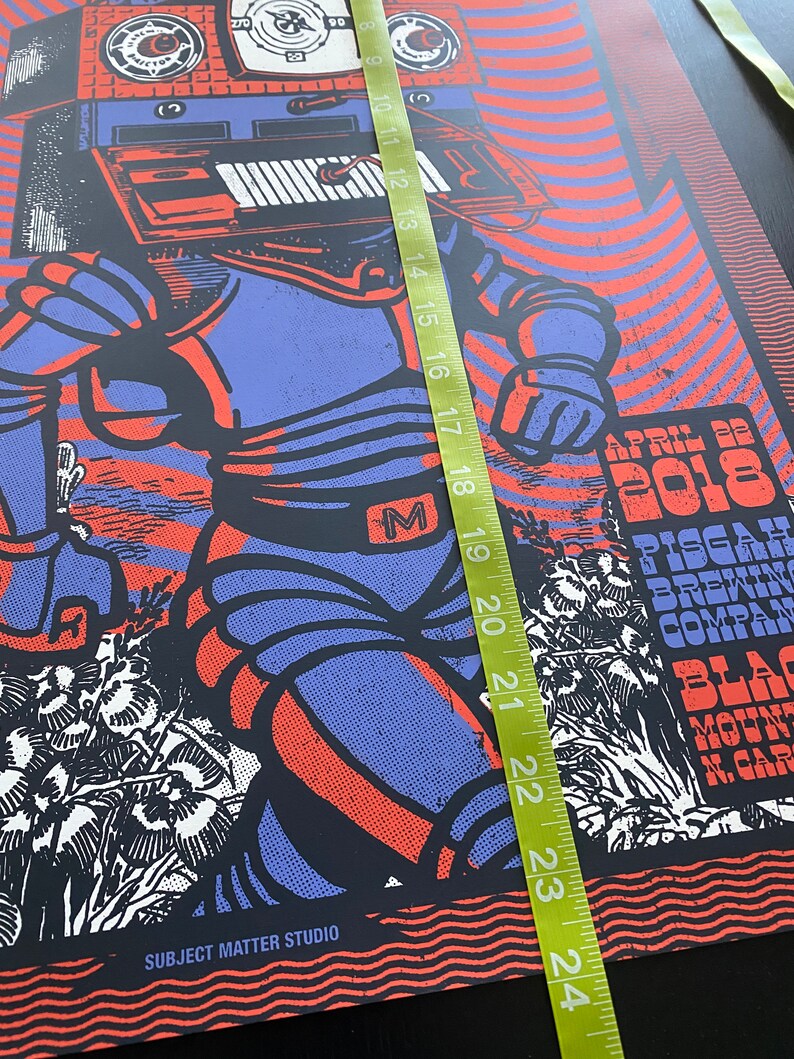 Moe - Original 2018 Concert Poster, Limited, Screen Printed, Black ...