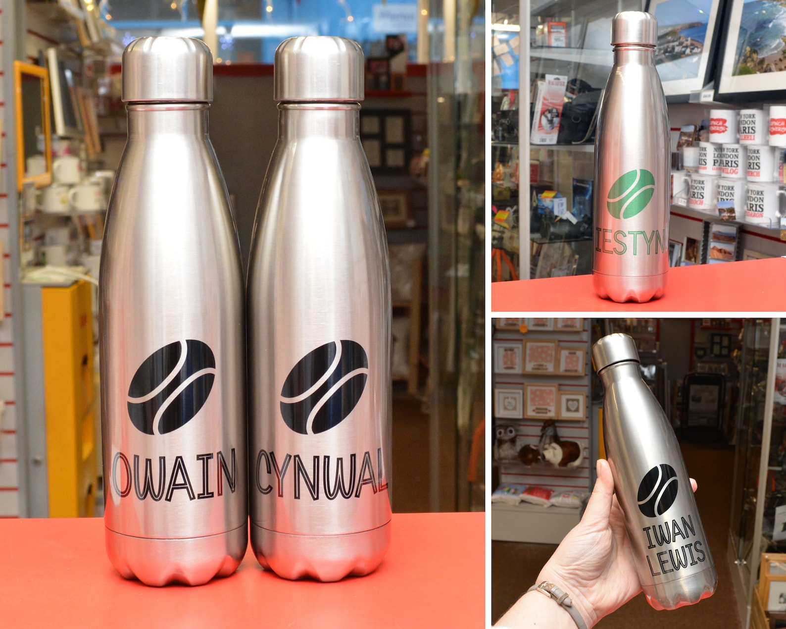 Personalised Rugby Bowling Water Bottle Potel Ddŵr Rygbi - Etsy UK