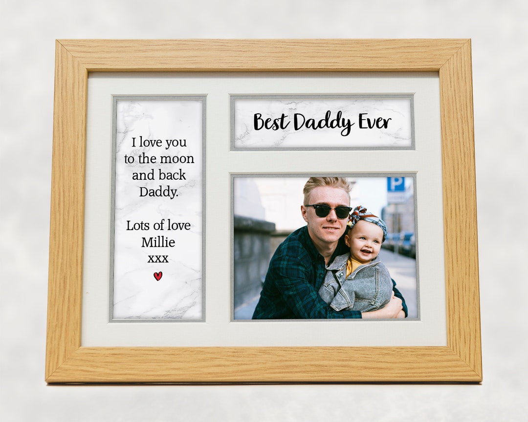 Personalised Dad | Grandad Picture Frame - Dad Picture Frame - Daddy ...