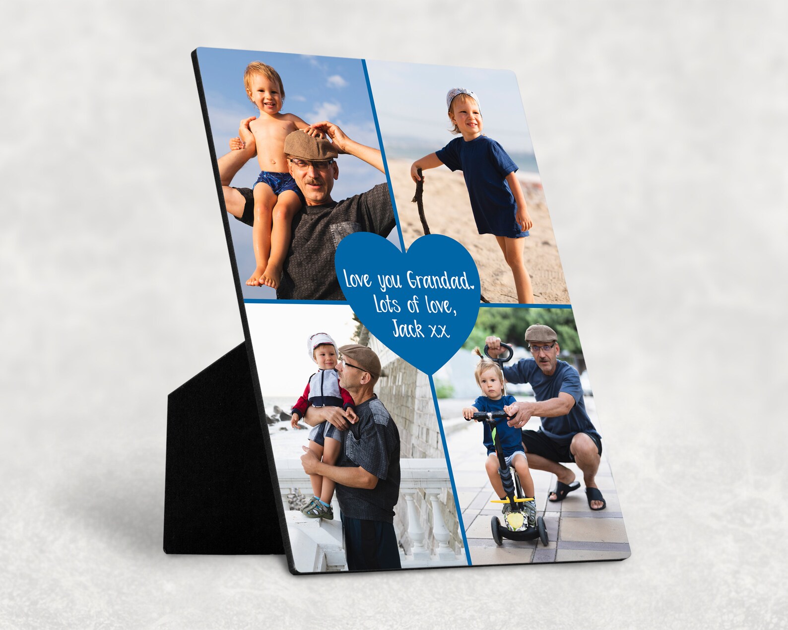 Table Top Photo Collage Panel - Panel Bwrdd Collage Lluniau - Photo ...