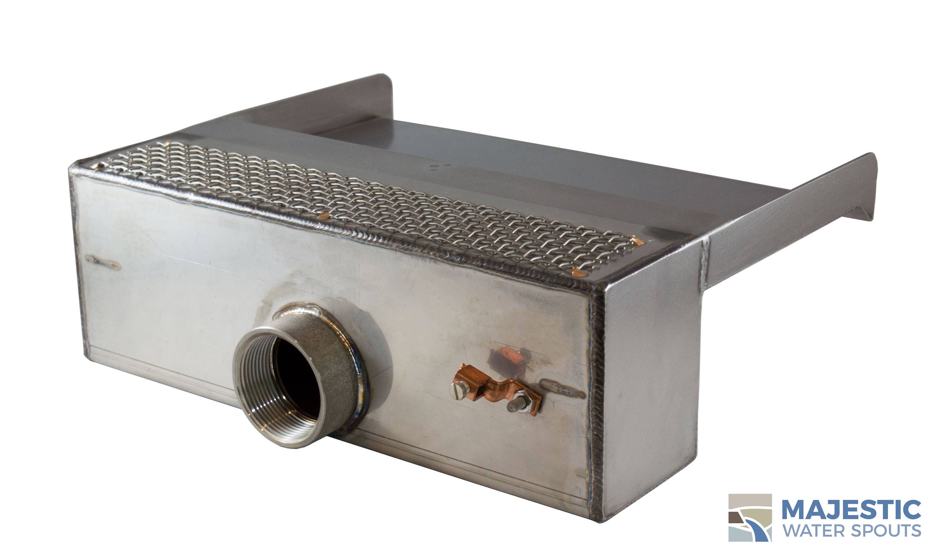 Zanardi 12" Open Top Waterfall Scupper Spillway Spout for Pools ...