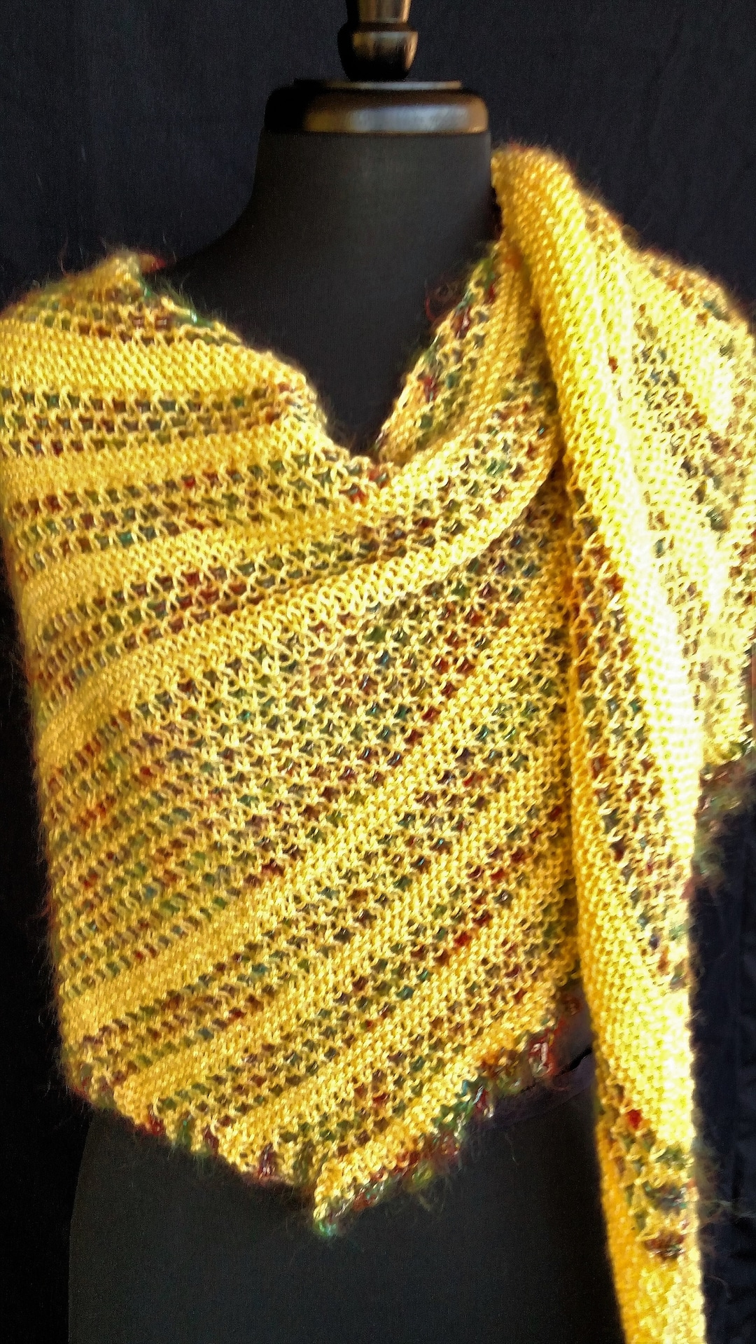 Châle Soleil dété Balayé par le vent Acrylique premium avec mohair ...